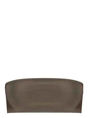 RICK OWENS Rick Owens Cropped Sleeveless Off-Shoulder Top