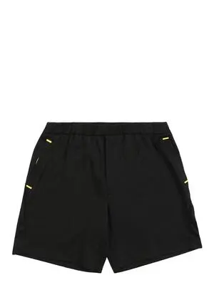 Prada Logo Detail Shorts - Black