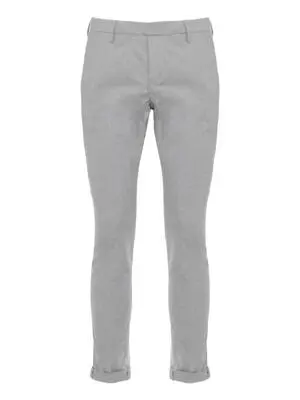 DONDUP Slim Fit Trousers - Gray