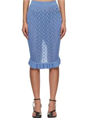 VIVIENNE WESTWOOD Vivienne Westwood Ella Cutout Skirt French Blue