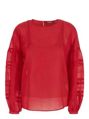 Max Mara Paese Blouse - Red