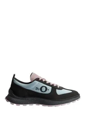 Dior Squash Sneakers With Logo Detailing - Black