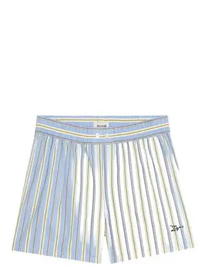 Zadig&Voltaire Striped Cotton Boxer Shorts - Blue