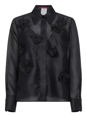 Max Mara Agi Embellished Shirt - Black
