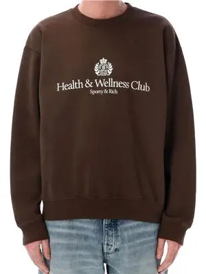 SPORTY  RICH Sporty & Rich Hw Crest Oversized Sweatshirt - Multicolor