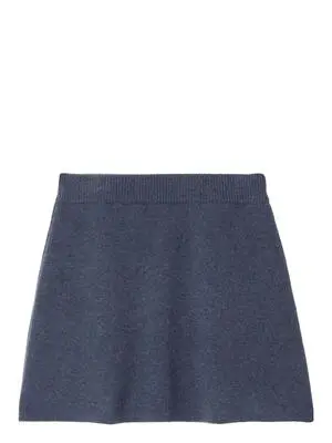 LISA YANG Clare Cashmere Mini Skirt - Navy