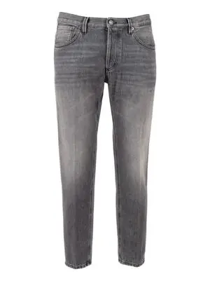 DONDUP Dondup Brighton Carrot Fit Jeans In Grey Gray