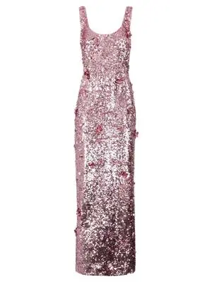 Simkhai Strapless Sequined Midi Dress - Multicolor