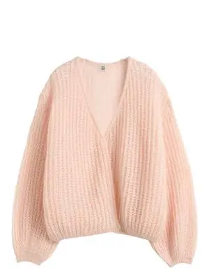 TOTEME Toteme Drop Shoulder Puff Sleeve Cardigan No