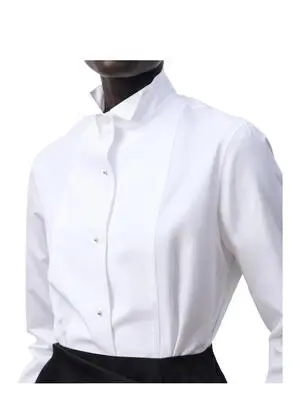 Dior Long-sleeved Shirt With Bow Detail - White