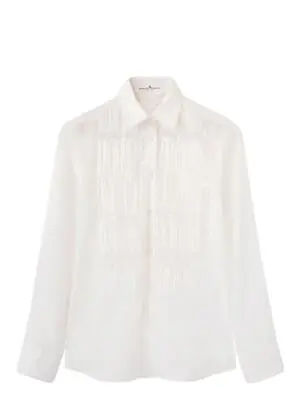 Ermanno Scervino Ermanno Scervino Lace Detailed Button-Up Shirt No
