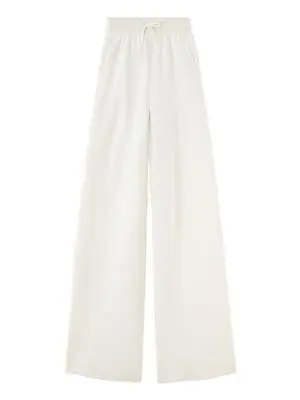 Loro Piana Siena High-waisted Wide-leg Trousers - Thrush