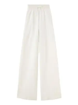 Loro Piana Siena High-waisted Wide-leg Trousers - Thrush