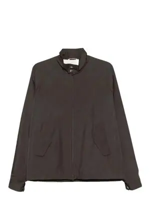 Herno Zip Jacket With Stand Collar - Black