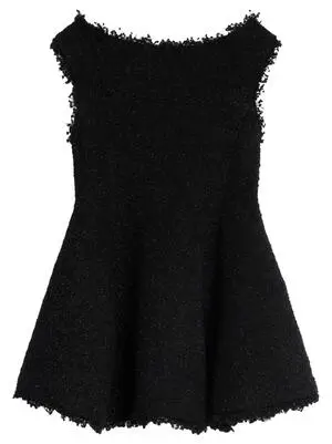 Celine Mini Dress In Knit Natte - Black