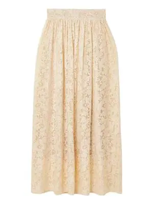 Zimmermann Lace Maxi Skirt - Cream