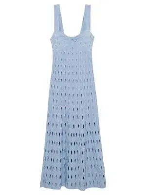 Simkhai Christina Knit Midi Dress - Tidepool