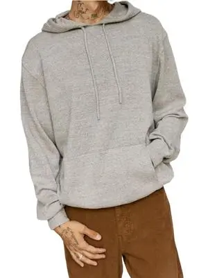THE ROW Long Sleeve Knitwear With Drawstring Hood And Kangaroo Pocket - Grey