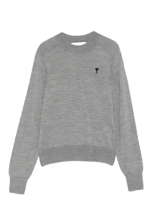 AMI Ami Paris Embroidered Crewneck Jumper