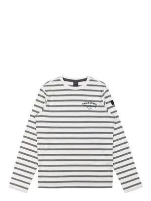 PAUL  SHARK Logo Long-sleeved T-shirt - White