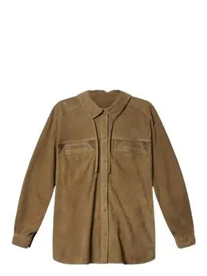 Isabel Marant Étoile Maldon Suede Shirt - Green