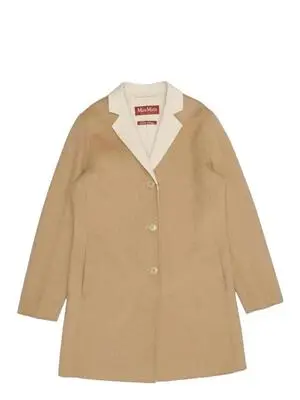 Max Mara Single-breasted Coat - Nude