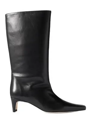 Staud 55mm Mid-calf Leather Boots - Black