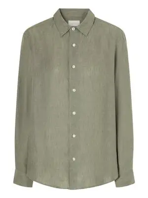 Aimé Leon Dore Linen Shirt - Gray