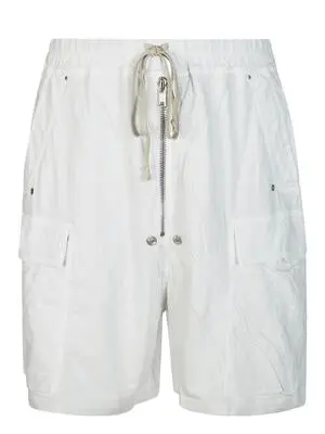 Rick Owens Bela Cargo Shorts - White