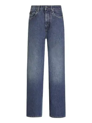 Dolce & Gabbana Loose Fit Five-pocket Jeans - Blue