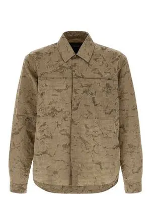 Herno Ripstop Pattern Overshirt - Brown