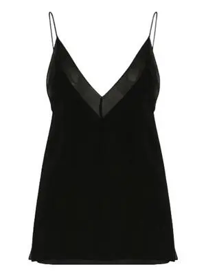 Marella Georgette Camisole Top - Black