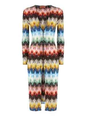Missoni Long Lame Lace Cardigan - Multi-color