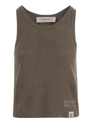 GOLDEN GOOSE Golden Goose Deluxe Brand Mara Crewneck Tank Top
