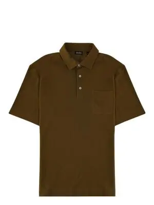 Zegna Zegna Chest Pocket Polo Shirt Brown