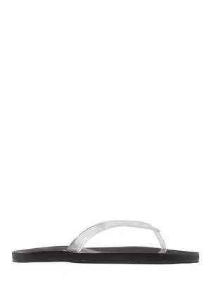 ANCIENT GREEK SANDALS Saionara" Jelly Pvc Flip Flops - Black