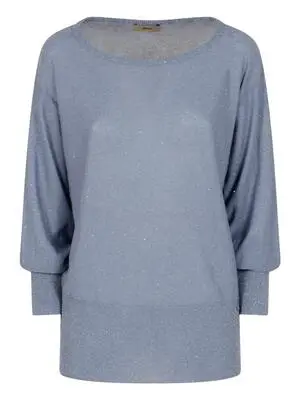 Herno Sequinned Knitted Jumper - Gray