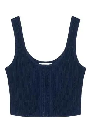 Simkhai Rylan Knit Tank - Midnight Blue