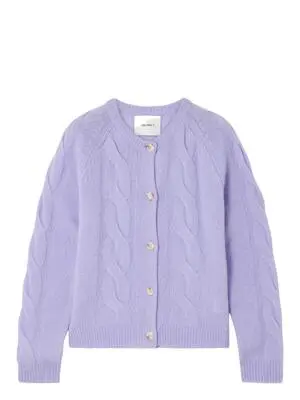 LISA YANG Lisa Yang Gwyneth Cable-Knit Cashmere Cardigan