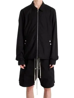 Rick Owens Zip-up Long Sleeved Jacket - Black