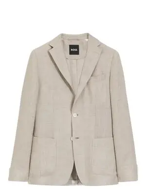 Hugo Boss Hanry Two-button Blazer - Beige