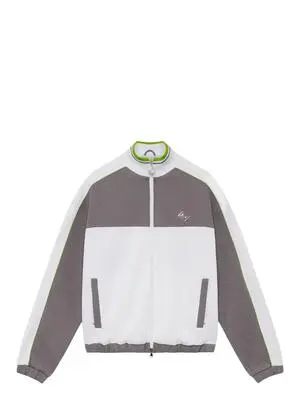 Casablanca Tennis Jacquard Track Jacket - Gray/white