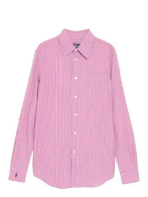 Polo Ralph Lauren Striped Long Sleeve Shirt - Pink