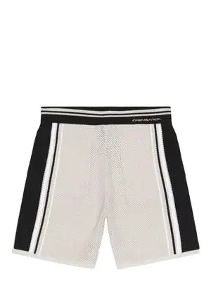 Casablanca Knitted Shorts - White