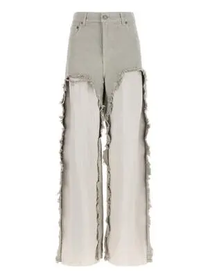HAIKURE Bonnie Satin Panel Jeans - Gray