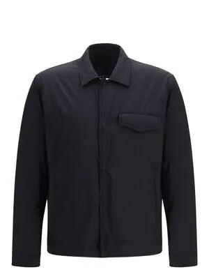 Herno Globe Lab Padded Shacket Jacket - Black