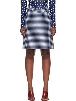 JEAN PAUL GAULTIER Plaid Midi Skirt - Multicolor