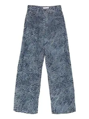 Giuseppe Di Morabito High-waist Wide-leg Pants - Gray