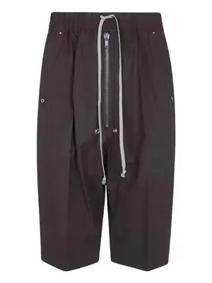 Rick Owens Drop-crotch Drawstring Shorts - Black