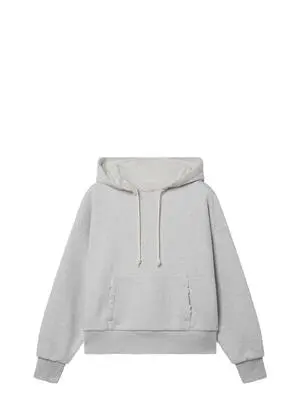 GOLDEN GOOSE Star Drawstring Hoodie - Gray